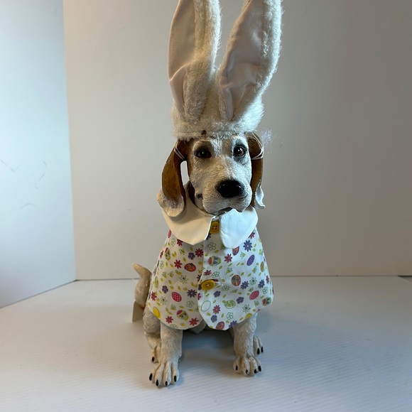 Accents | Resin Easter Bunny Ears Basset Hound Dog Sculpture | Poshmark